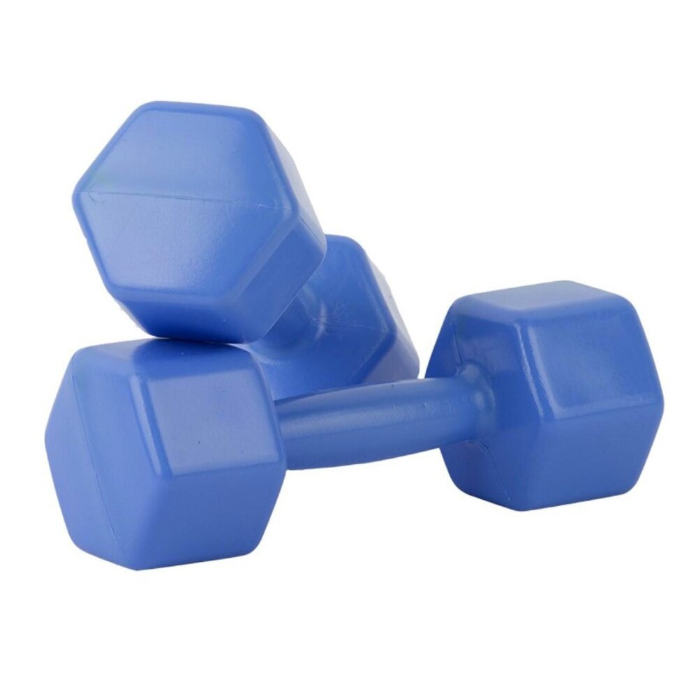 Гантели (1, 1кг, 2шт, пустые) (пластик) (в сетке) У982/5571639, (ООО "Спектр")