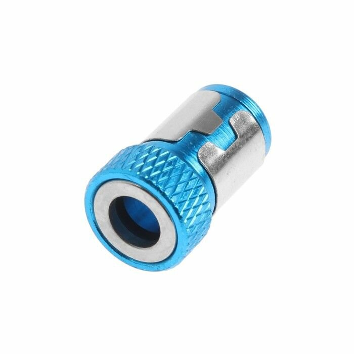 Адаптер для бит Тундра круглый магнит, металлический корпус