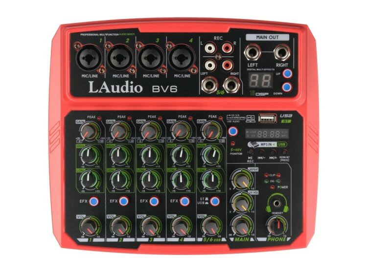 LAudio BV6 (Микшерный пульт, 6 каналов)