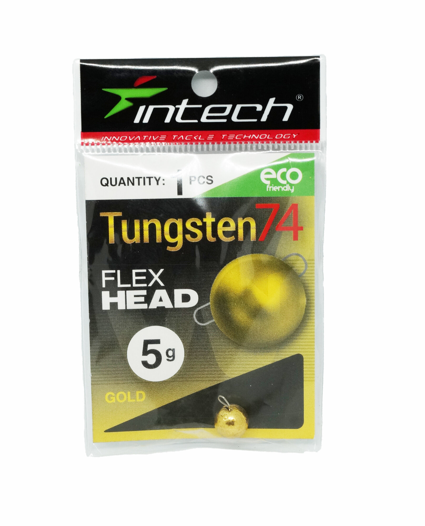 Intech Tungsten 74 gold вольфрамовый груз вес 5,0 г 1 шт для рыбалки фидерная оснастка