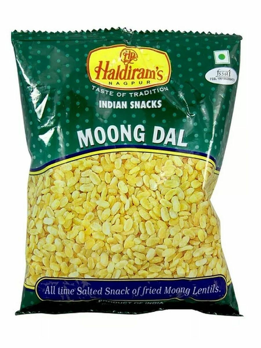 Закуска индийская Moong Dal Haldiram's, Бхарат Базар 150 гр.