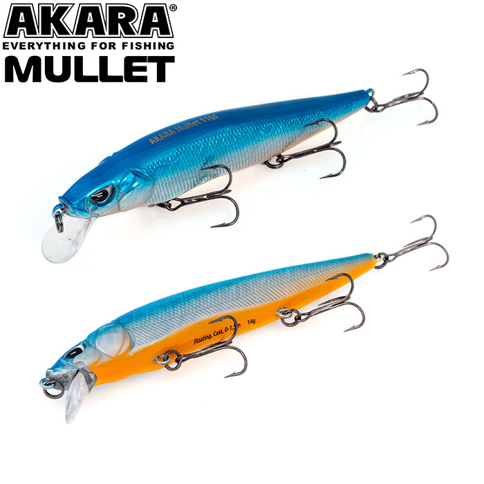 Воблер Akara Mullet 130F 23 гр. A82