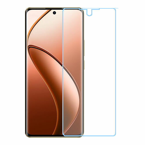 Скрин Мобайл защитный экран для Realme 12 Pro+ из нано стекло 9H