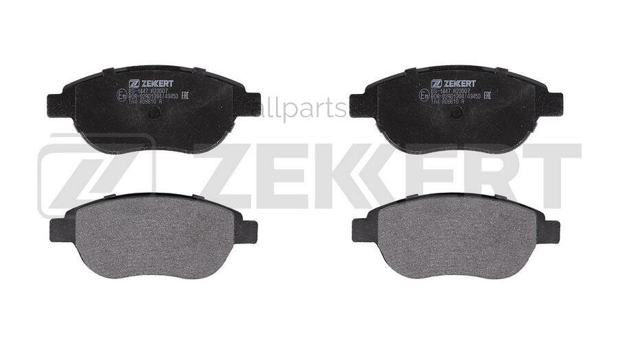 ZEKKERT BS-1447 Колодки торм. диск. передн. Citroen Berlingo 98- C3 02- C4 04- Peugeot 206 03- 207 06- 307 00-