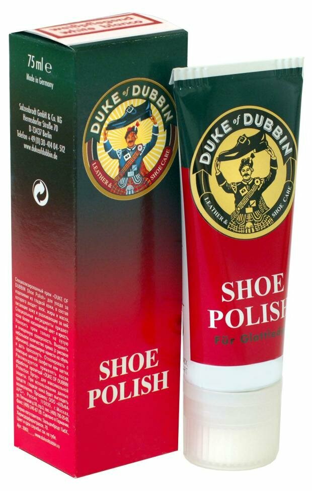 Крем Collonil Duke Shoe Polish 3963 для гладкой кожи, белый, 75 ml