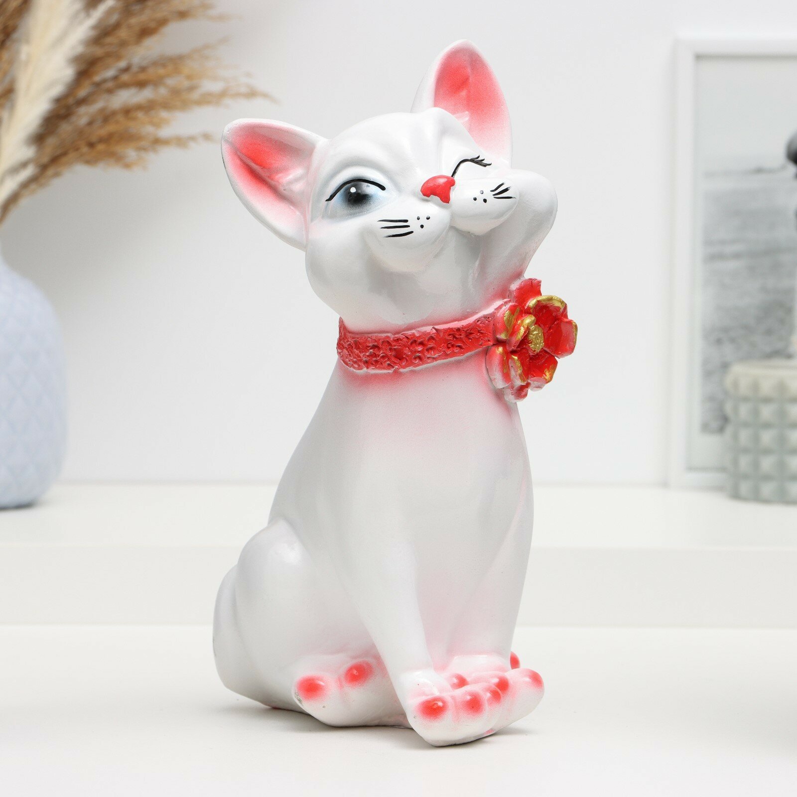 Копилка для денег «Кошечка Сима», 26×15 см, белая