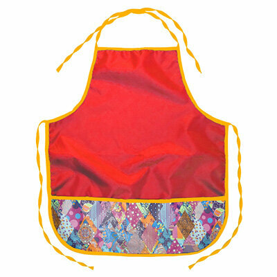 Фартук с рисунком 100% полиэстер цвет 4573 красный