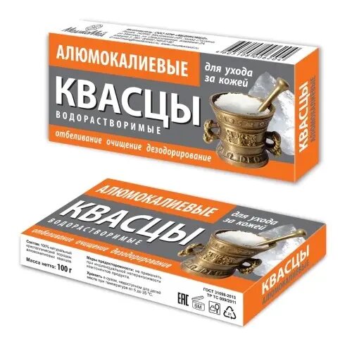 Квасцы алюмокалиевые водорастворимые 100 гр