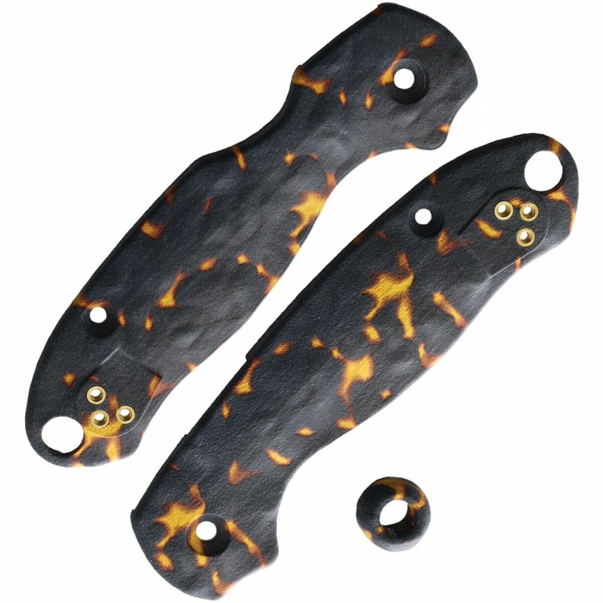 Сменные накладки для ножей Spyderco Para 3 Chroma Scales (Lava)