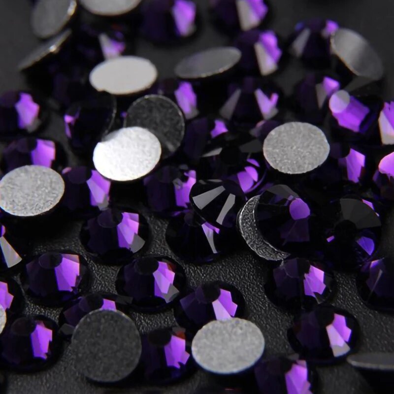 Кристаллы для рукоделия фиолетовые ss16 1440pcs