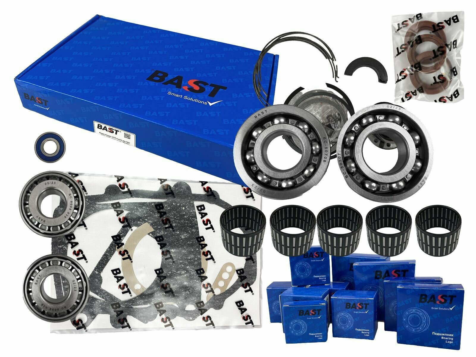 Ремкомплект КПП-5ГАЗ 3302, 2752 полный с/о BAST арт. BCRK1701805OSF