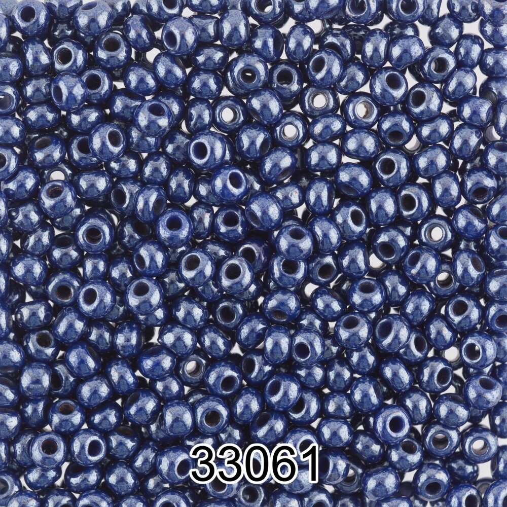 Бисер круглый PRECIOSA 7, 10/0, 2,3 мм, 500 г, (Ф452), темно-сливовый