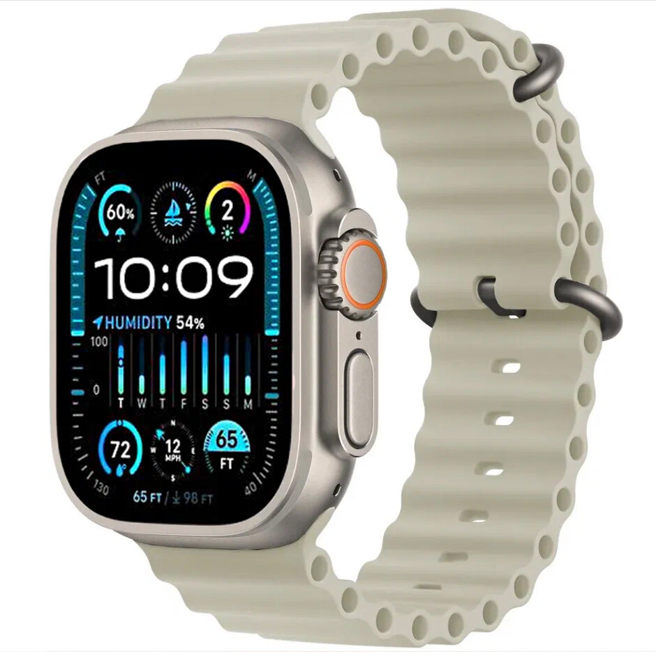 Смарт часы HK ULTRA ONE Умные часы 4G Wi-Fi iOS Android AMOLED белый