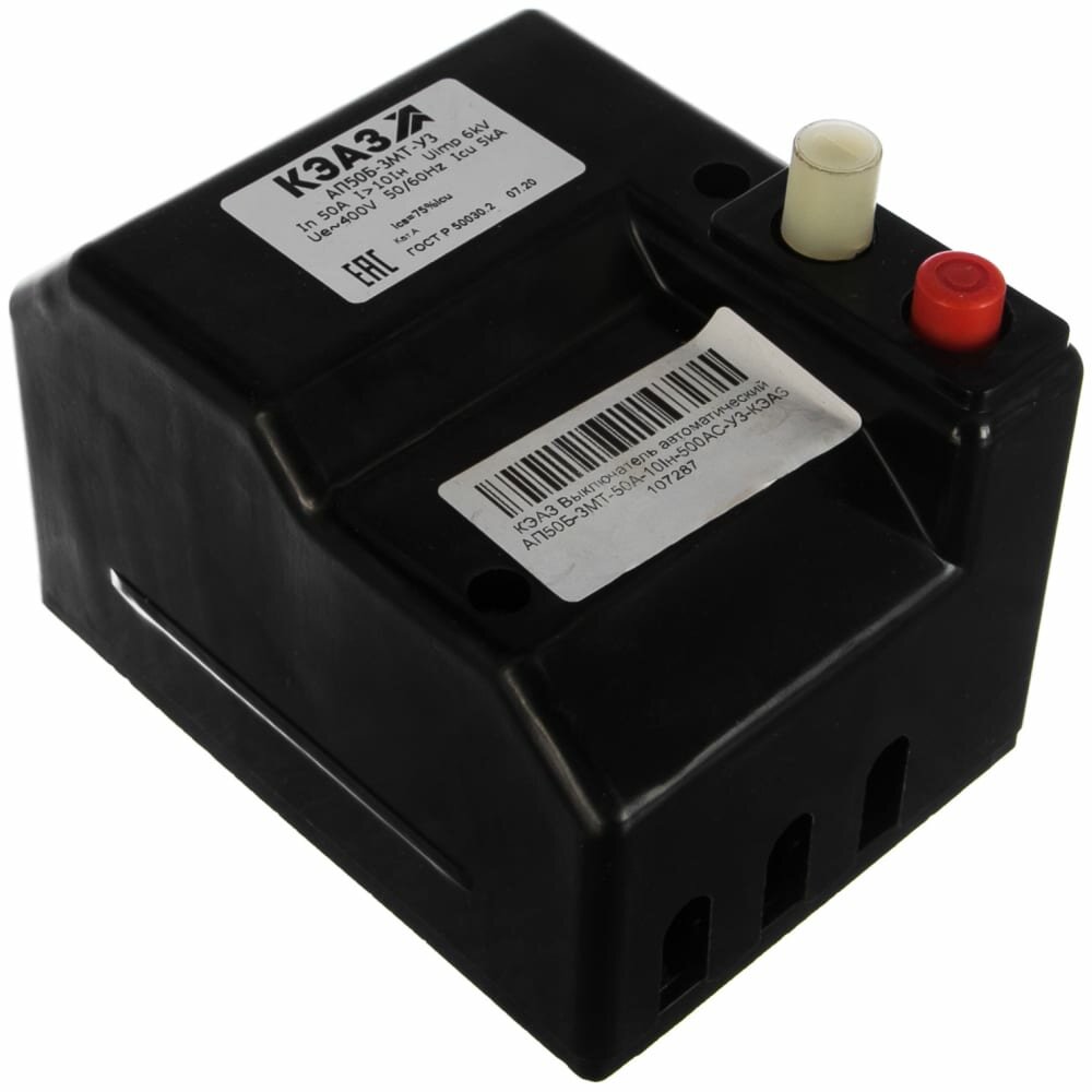 Автоматический выключатель КЭАЗ АП50Б-3МТ-50А-10Iн-500AC-У3