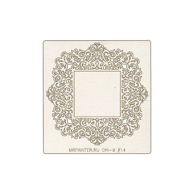 Mr.Painter" CHI-9 Чипборд 9.5 см х 10 см 014 "Рамочка квадрат