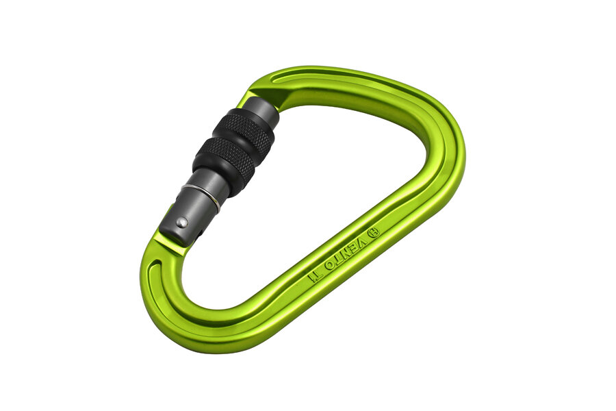 Карабин Венто "Titanium" муфта, зеленый