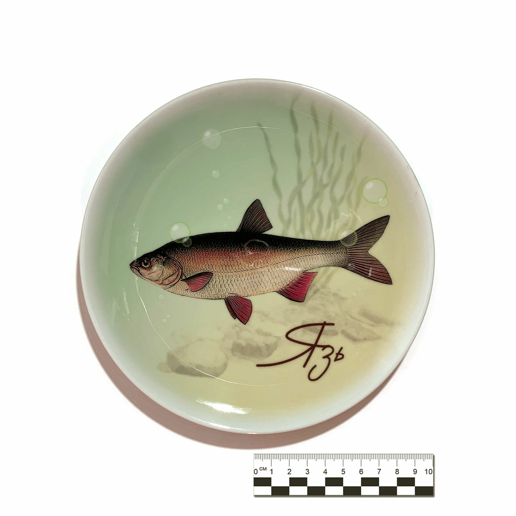 Декоративная тарелка с изображением язя исп.3т