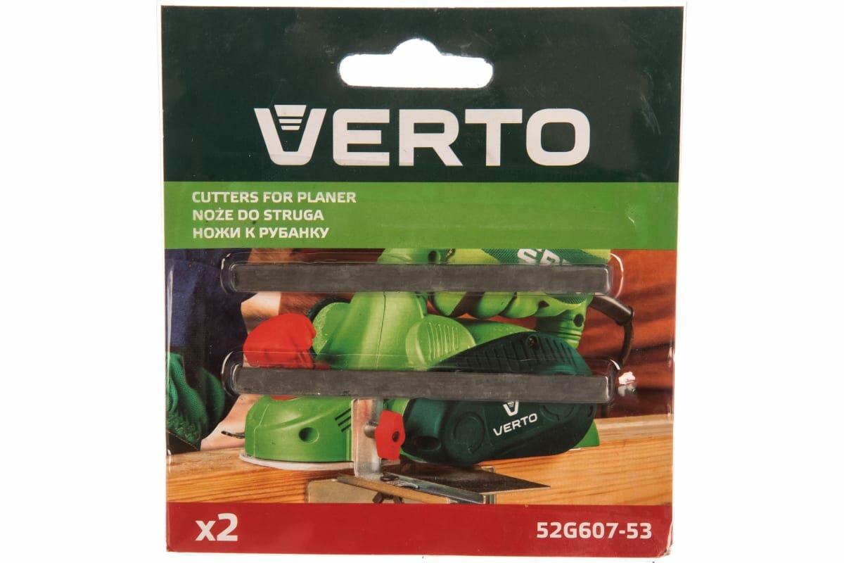 Verto Ножи к рубанку 52G607 и 49NG356 52G607-53 комплект для обработки древесины