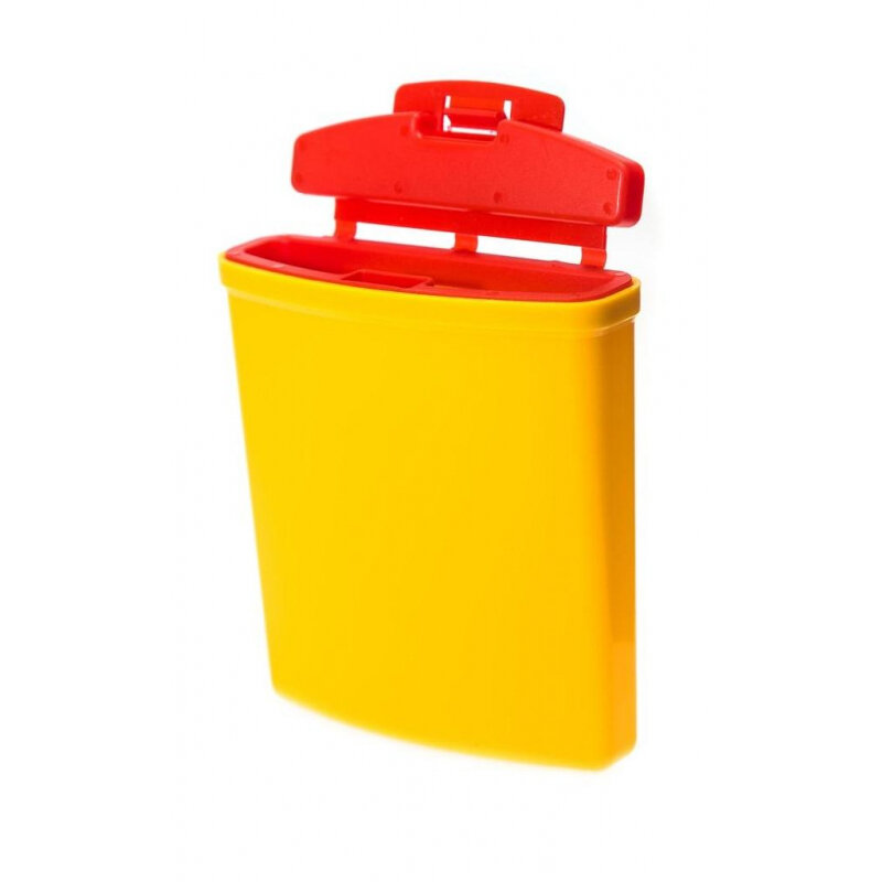 Емкость-контейнер д/сбора ост. инстр. с иглосъем. Б Жел.0,25л.100шт/уп, Сзпи