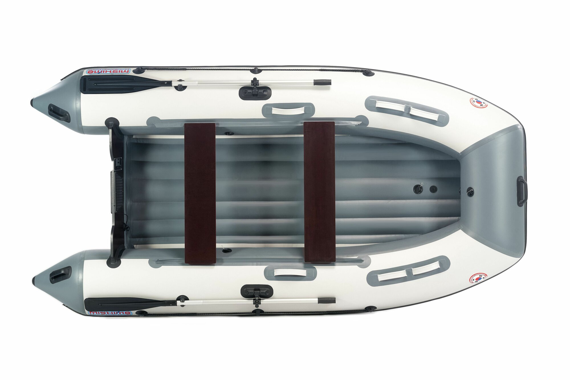 Лодка MISHIMO LITE 370 Белый Темно Серый