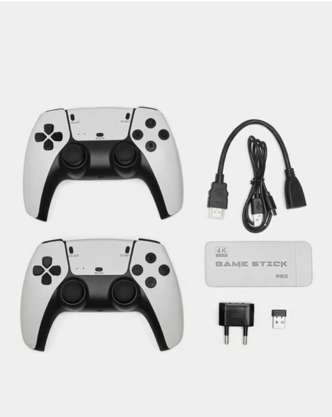 Игровая Приставка Для Телевизора Game Stick 4К M15 (8-16-32 Бит) беспроводная консоль для детей