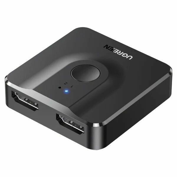 Переключатель HDMI Switcher 2 в 1, 4K@60Hz черный Ugreen