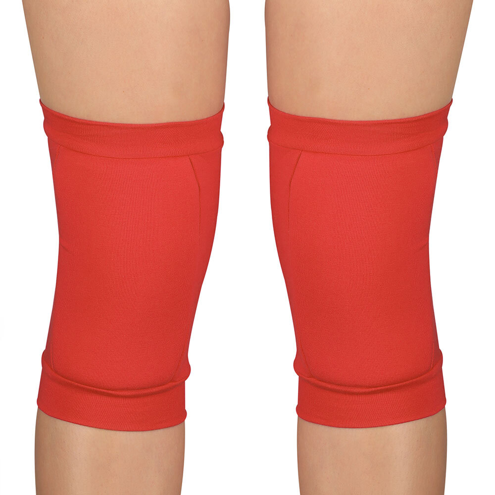 Наколенники для гимнастики и танцев Indigo Sm-113-rd красные размер L