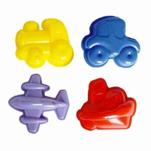 Набор форм для песка Совтехстром "Транспорт", для песочницы, пластик, 4 шт