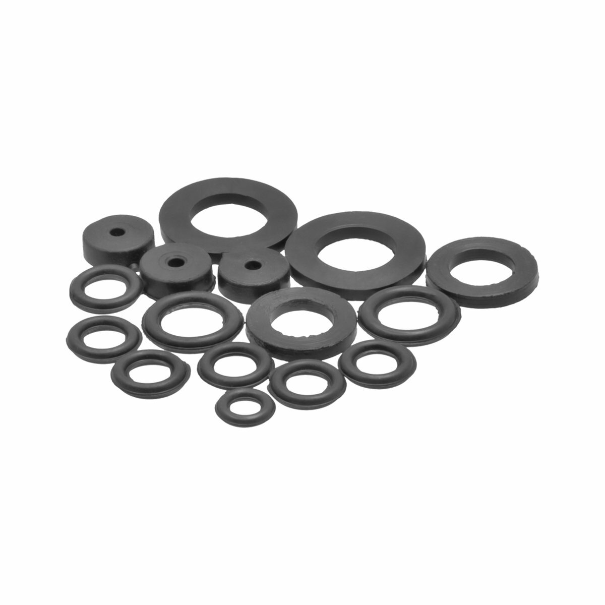 Набор прокладок для кнопочного смесителя MasterProf, 14 предметов