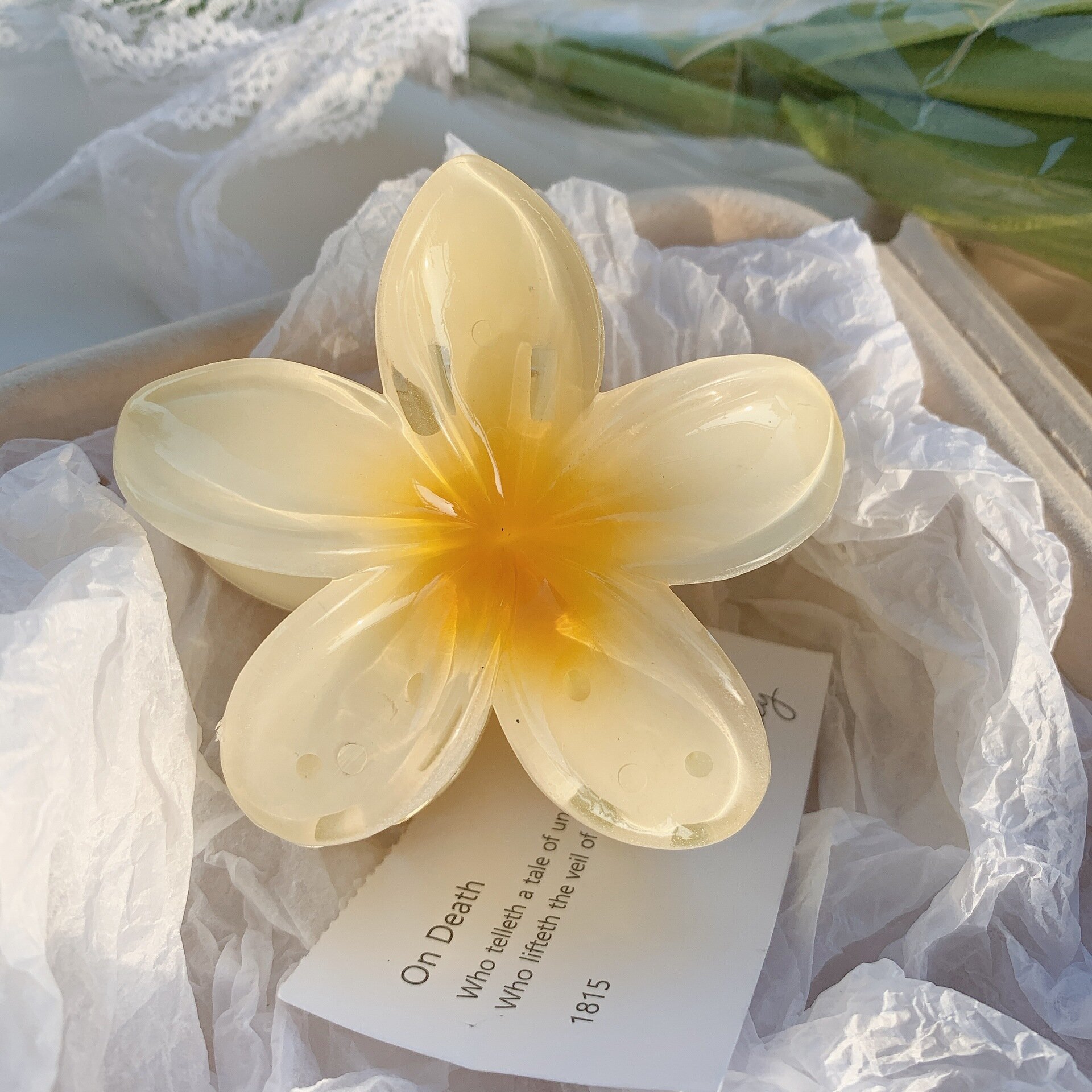 Зажим для волос "Корейский темперамент", в виде цветка