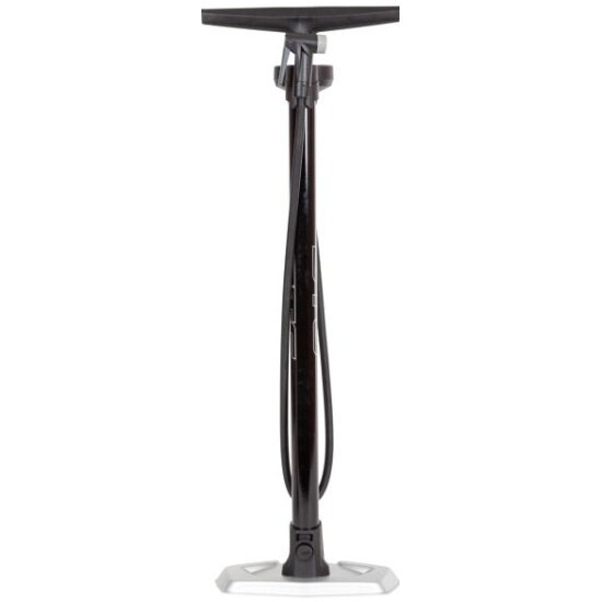 Насос напольный Giyo GF-54E, универсальная насадка, манометр 2, 5", серебристый