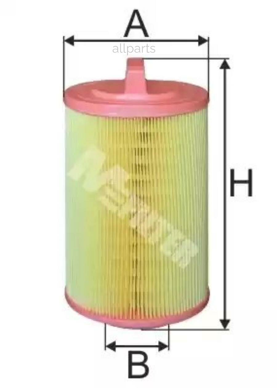 M-FILTER A866 фильтр воздушный!\MB C-class/E-class W203/W211 1.8/2.0 02>