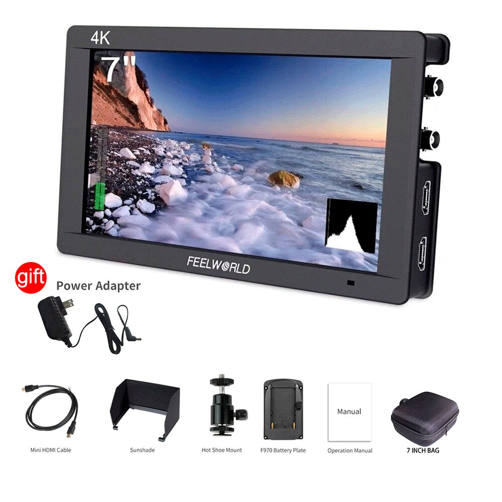 Feelworld FW703 7-дюймовый портативный монитор Bag