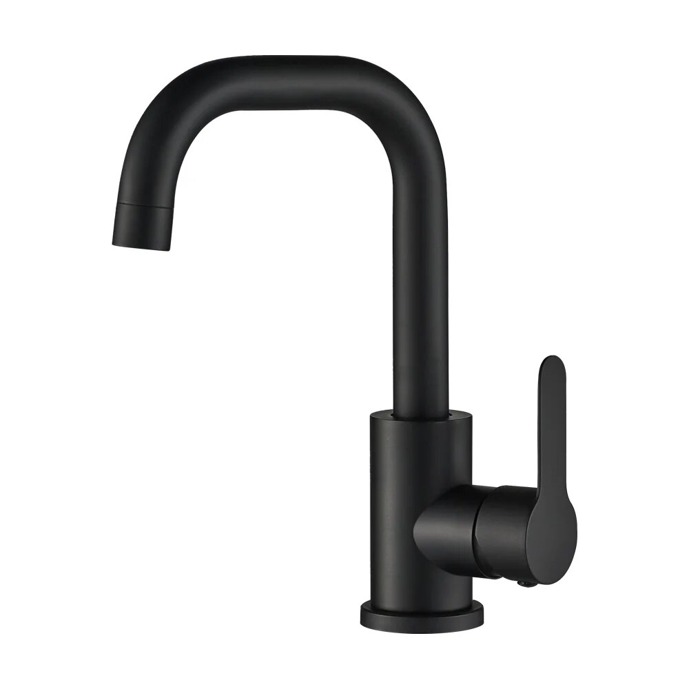 Wesnaart Смеситель для раковины eko, черный EKO05-250Black