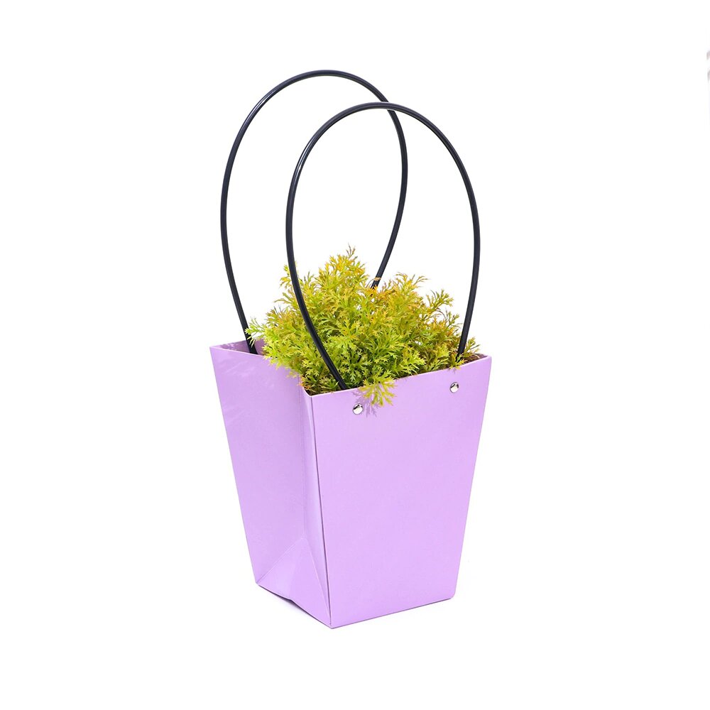 Пакет для цветов влагостойкий 17х11,5х20 см лиловый