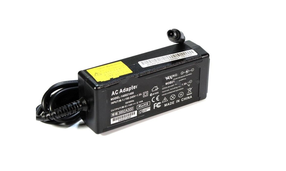 Сетевой адаптер блок питания для монитора и телевизора SAMSUNG 14V-2.14A (30W)