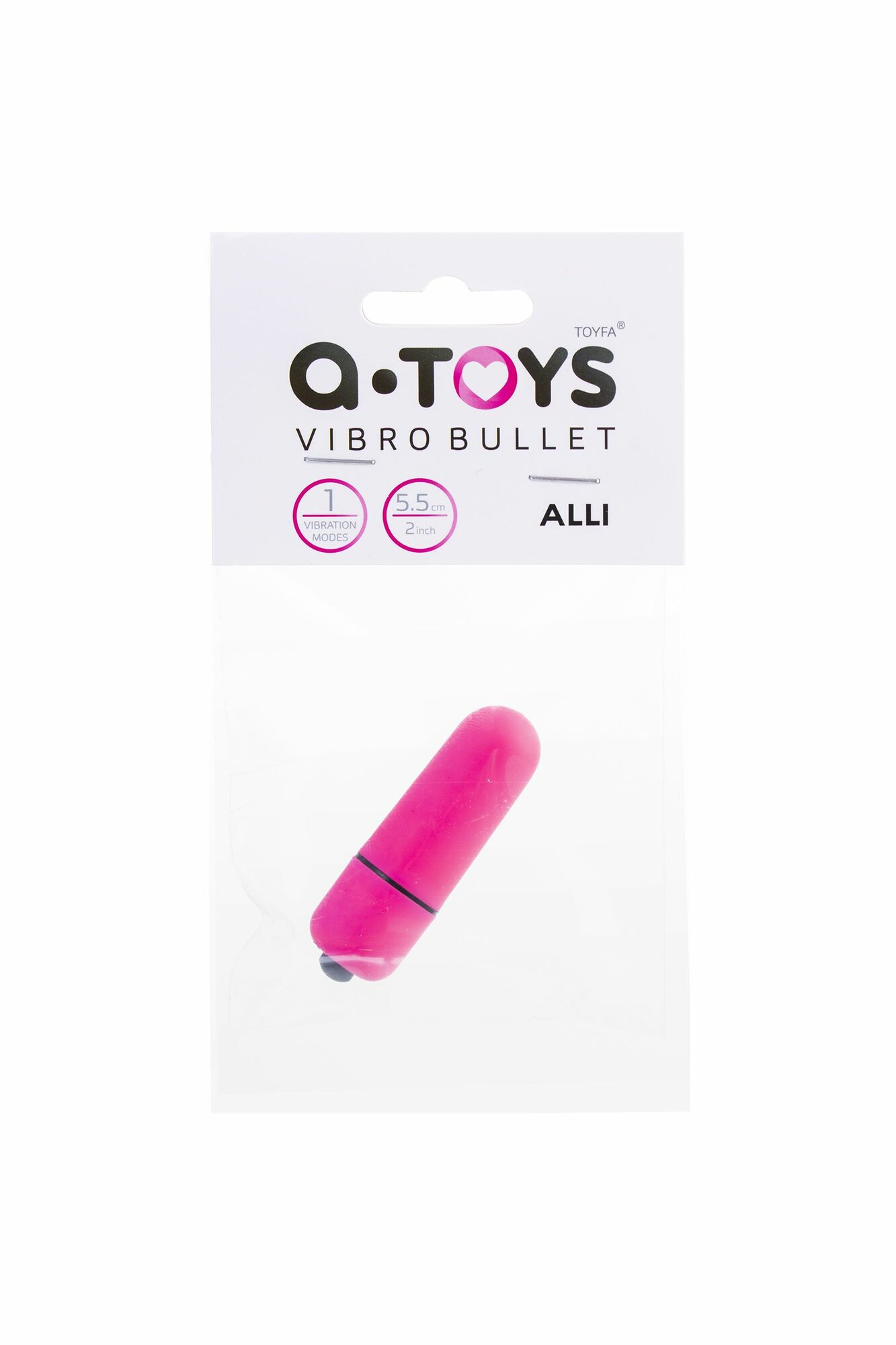 Вибропуля A-Toys Alli ABS пластик, розовый Toyfa Вибропуля A-Toys Alli ABS пластик, розовый