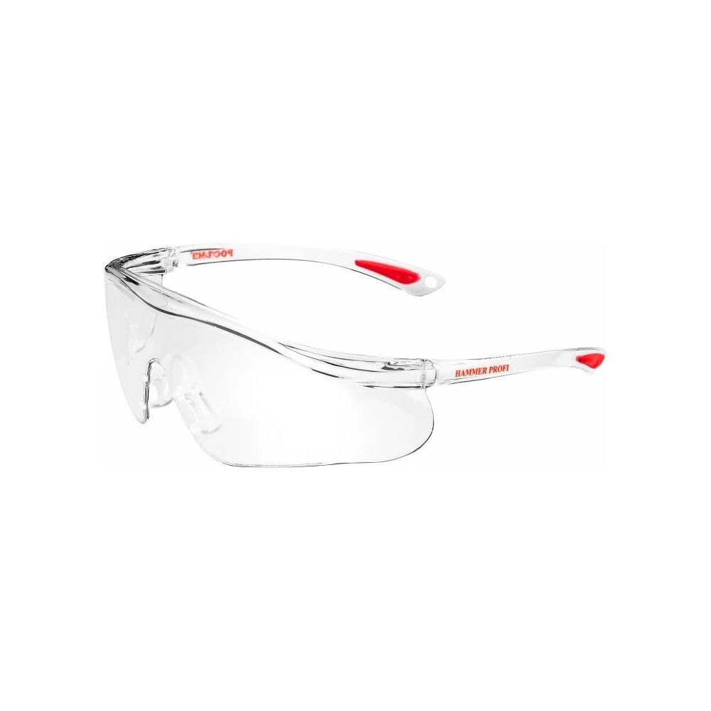 Очки открытые РОСОМЗ О55 HAMMER PROFI StrongGlass бесцветные 15537