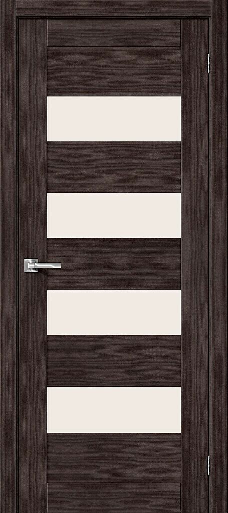Дверь межкомнатная (полотно, коробка, наличники) Браво-23 Magic Fog Wenge Melinga 200*80