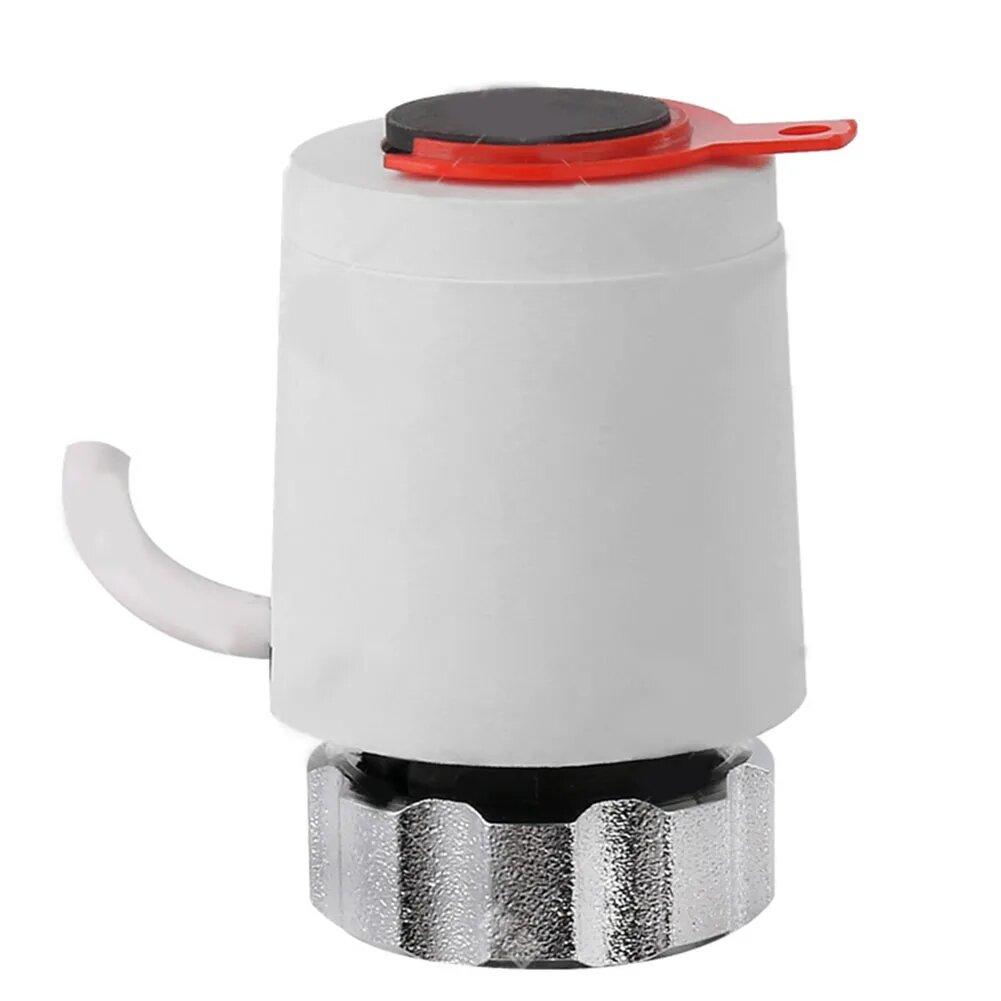 Термостатический клапан для теплого пола 230В, белый, M30*1.5мм Normally Closed