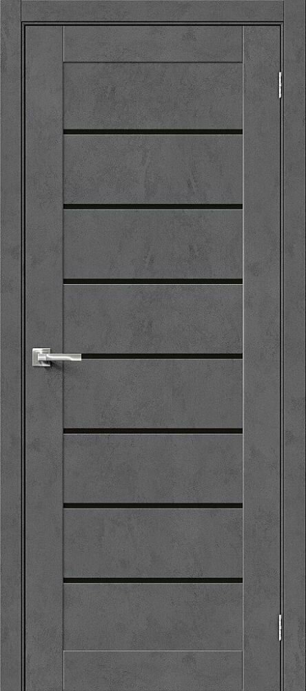 Межкомнатная Дверь с Экошпоном Bravo Браво-22 Slate Art / Black Star 900x2000мм (Полотно 1шт) / Браво.