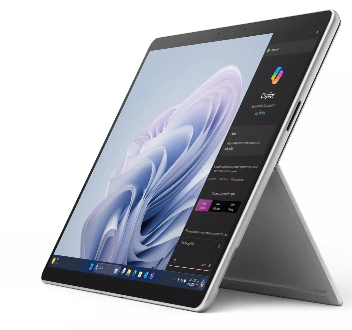 Планшет Microsoft Surface Pro 10 Intel Core Ultra 7 165U 32GB/512GB (Platinum) (Windows 11 Pro)