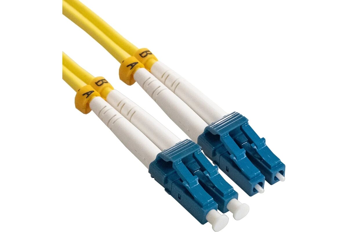 ExeGate Патч-корд волоконно-оптический FC-D-9-LC-LC 10м OS2 G.652. D LSZH LC UPC-LC UPC