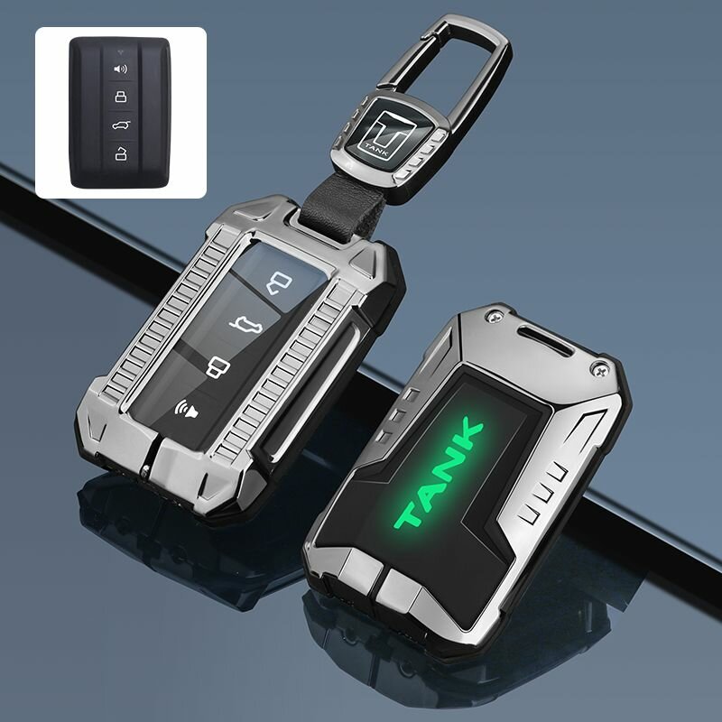 Чехол-брелок для автомобильного ключа из цинкового сплава для Tank 300, Танк 400 500 700 Чехол для автомобильного брелка