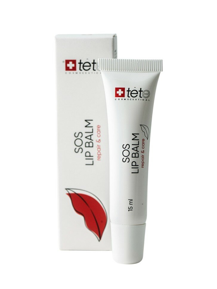 Бальзам для губ интенсивного восстановления SOS Lip Balm Tete Cosmeceutical 15 мл