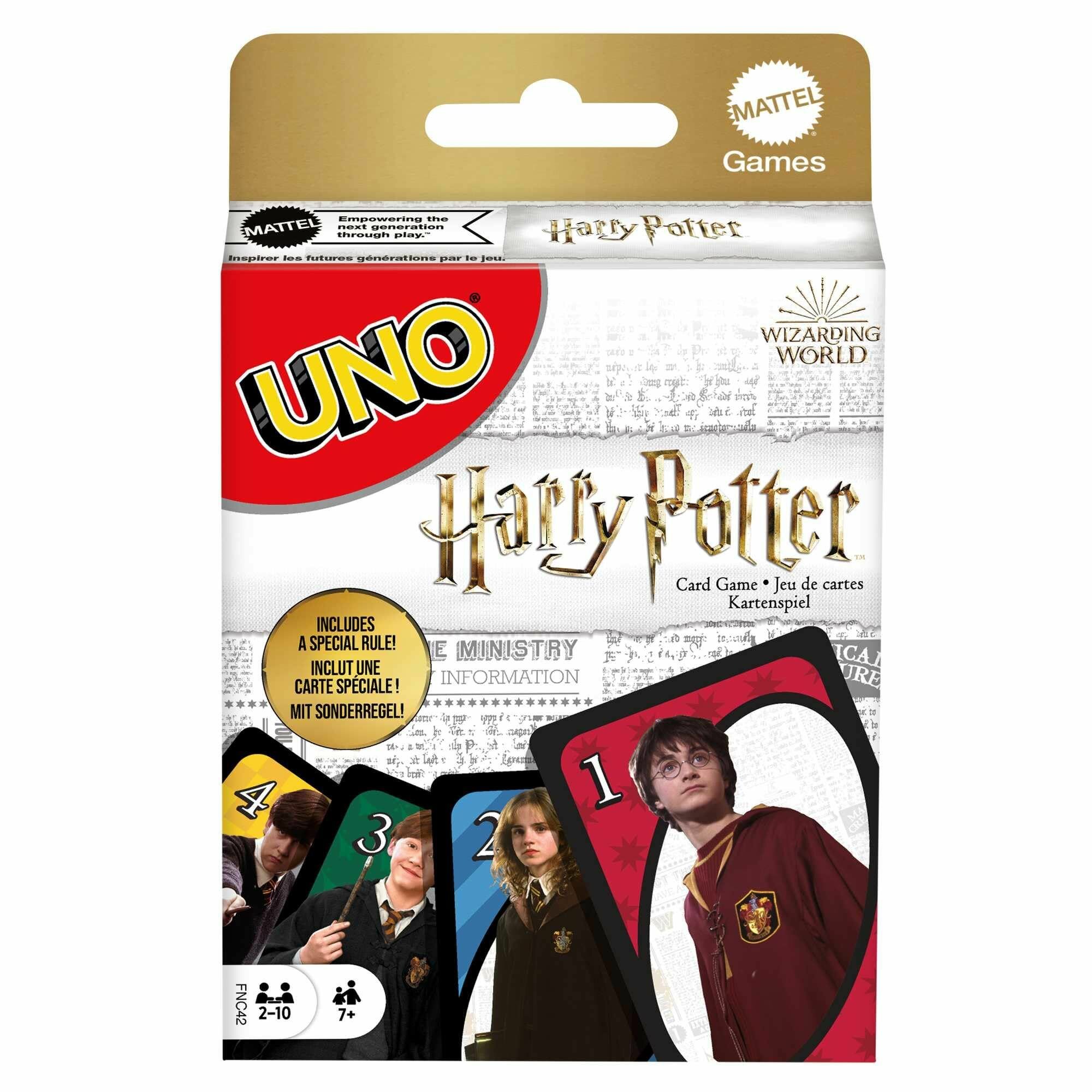 Mattel Games Wizarding World UNO Harry Potter Card Game/ Карточная игра для детей, взрослых Гарри Поттер