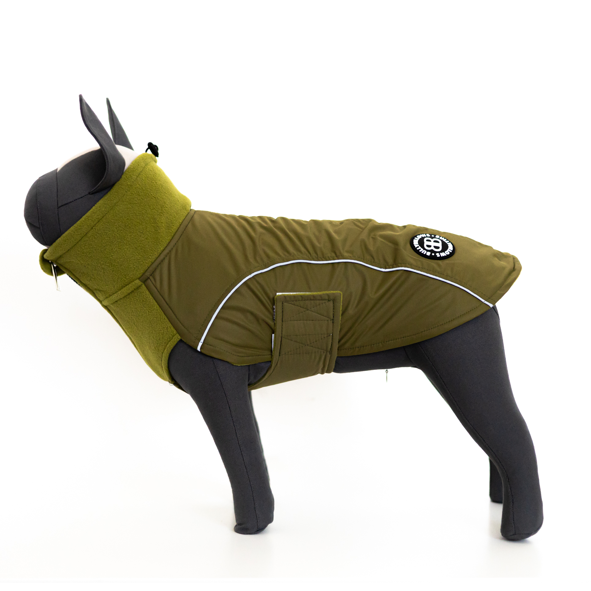 Непромокаемая попона Dog Coat BullyBillows (оливковый / M)