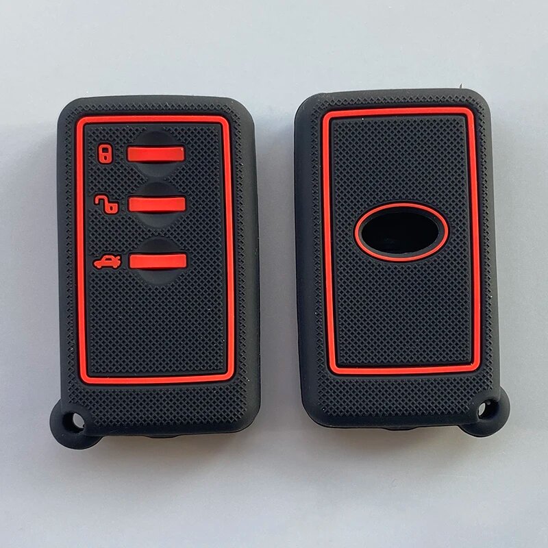 Чехол для автомобильного ключа ZAD, силиконовый чехол для SUBARU Forester Impreza Legacy XV Smart, 3 кнопки, брелок для ключей, аксессуары для стайлинга автомобиля