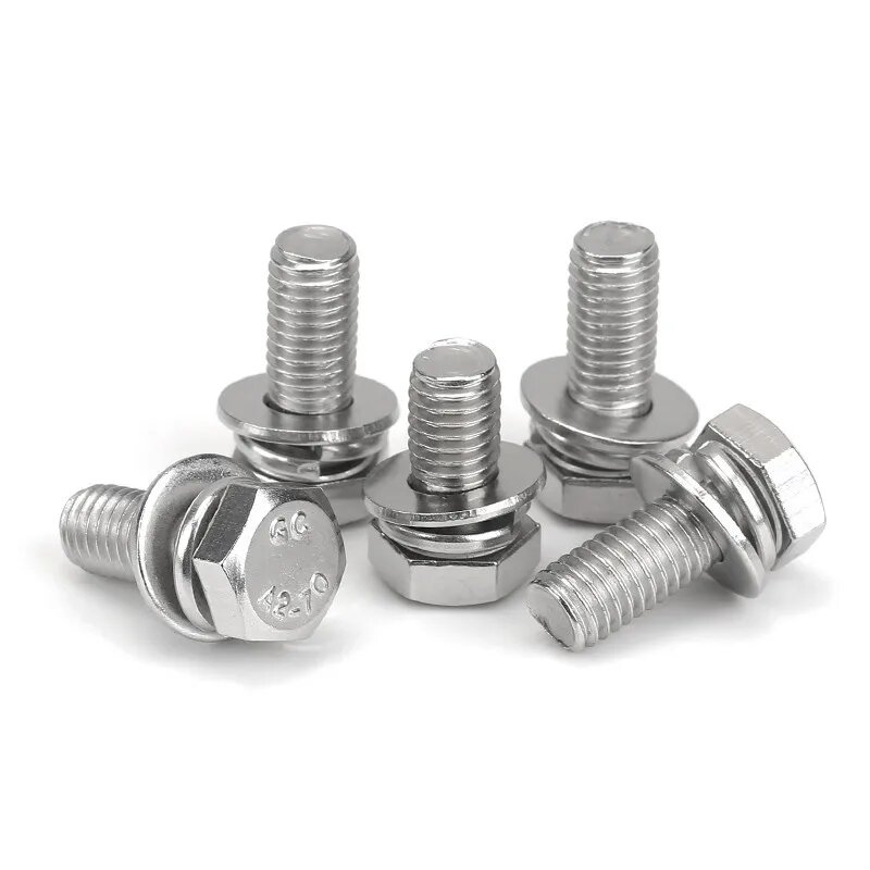 Набор винтов JARBLUE M4-M12 из нержавеющей стали 5pcs M8, 30 мм