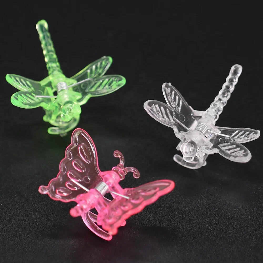 Пластиковые зажимы для орхидей Стрекоза 48 шт. 18PCS, D